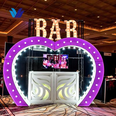 China HONGSEN 3ft-6ft LED Marquee Letter Sign Light Up Alphabet for Wedding Party Indoor Outdoor for sale