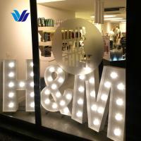 China HONGSEN Custom LED Marquee Letters 4ft RGB Light Up Sign Backdrop for Wedding Party Indoor Outdoor Decoration for sale