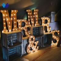 China HONGSEN Custom LED Marquee Letters 4ft RGB Light Up Sign Backdrop for Wedding Party Indoor Outdoor Decoration for sale