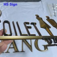 China Custom Engraved 5mm Metal Letters Brass Aluminium Business Gift Customizable Plating for sale