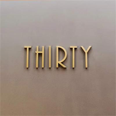 China Custom Metal Door Sign Stainless Steel Brass Aluminum for Law Firm Bank Luxury Brand Entrance for sale
