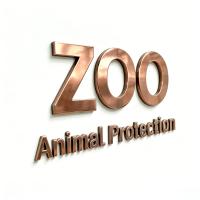 China Custom 3D Metal Wall Letters Stainless Steel Aluminum Brass Business Signs 2mm Thick for sale