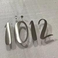 China Custom Metal Letters for Emergency Signs Building Code Stainless Steel Aluminum 3D Relief for sale