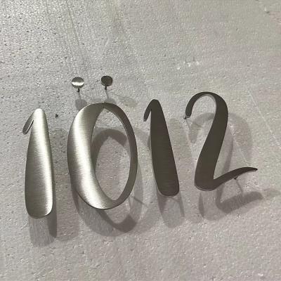 China Custom Mirror Polished Metal Letters Outdoor Signage for Shopping Center Plaza 3D for sale