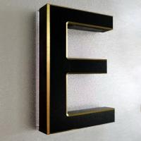 China Custom 3D Metal Letters for Event Decor Advertising Signage Stainless Steel Aluminum Brass for sale