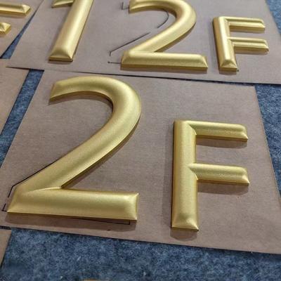 China Custom 3D Metal Letter Sign Stainless Steel Brass Aluminium Weatherproof for Brand Identity Interior Decor for sale