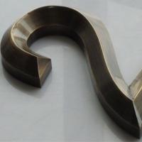 China Custom Metal Letter Plaques Stainless Steel Brass Aluminum for Retail Displays Hotel Signage for sale