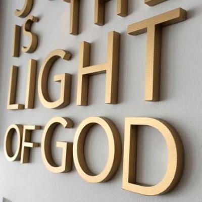 China Custom 3D Metal Business Sign Outdoor Brass Aluminium Logo Lettering 2 Year Warranty for sale