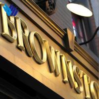 China Custom Metal Letters Signage Outdoor Business Logo Store Sign Brass Aluminum Stainless Steel for sale