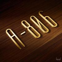 China Custom Polished Brass 3D Metal Letters Cursive Cutout Sign with Stand-off Mount for Indoor Wall Display for sale