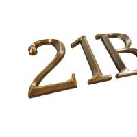 China Custom 3D Aluminum Brass Metal Letters Sign for Outdoor Decoration Logo for sale