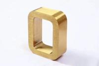 China Custom Stainless Steel LED Sign Letters 100-240V Brushed Gold Finish for Indoor Outdoor Use for sale