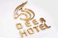 China Custom Stainless Steel LED Sign Letters 100-240V Brushed Gold Finish for Indoor Outdoor Use for sale