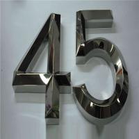 China Customized Stainless Steel LED 3D Backlit Channel Letters 6000K for Indoor Outdoor Use for sale