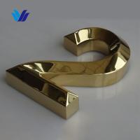 China HONGSEN Custom Stainless Steel Channel Letter Sign 3D LED Letters for Outdoor Use for sale