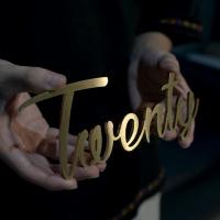 China Gold Plated 3D Engraved Stainless Steel Decorative Sign Letters for Hotel Door House Number for sale