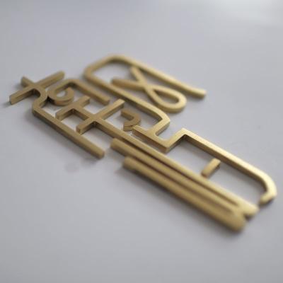 China Stainless Steel House Number Letters Sign Hotel Door Signage Custom 0V 30000H for sale