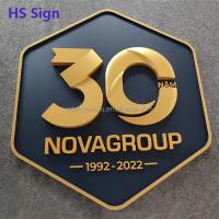China HONGSEN Custom Brass Alphabet Letters CNC Engraved 3D Metal Sign for Indoor Outdoor Use for sale