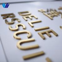China Customized 3D LED Stainless Steel Wall Sign Big Letter Logo 100V-240V Indoor Outdoor for sale