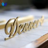 China Customized 3D LED Stainless Steel Wall Sign Big Letter Logo 100V-240V Indoor Outdoor for sale