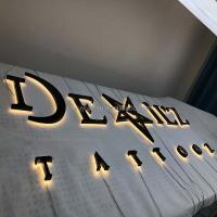 China Custom 3D Illuminated LED Sign Rose Gold Plated Backlight Lettering 304 Stainless Steel 12mm Acrylic for Salon Office for sale