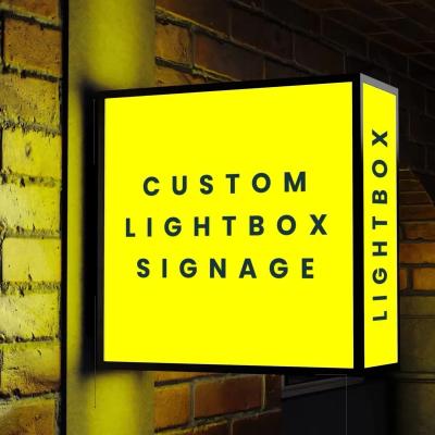 China Customizable Aluminum Alloy LED Light Box 6000K for Outdoor Advertising Building Exteriors for sale
