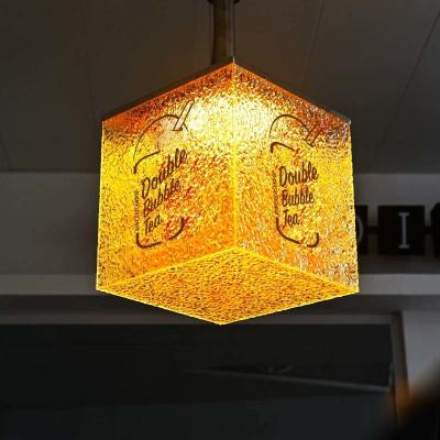 China HONGSEN Custom Indoor Decorative  Advertising LED  Acrylic Light Box for sale