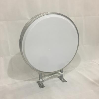 China Factory Direct Wholesale Blank UV Pattern Blister Flat Aluminum Metal Double-sided Light Box DC 12V Round for sale