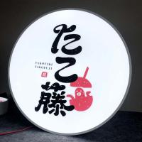 China Hongsen LED Light Box Outdoor Advertising Sign 60x60 cm Slim Rectangular Blank Shop Sign for sale