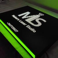 China Custom Square LED Light Box Acrylic Signage for Outdoor Shop Advertising 27 Years for sale