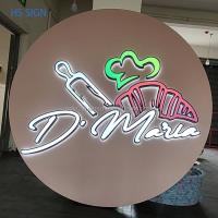 China Custom 3D Acrylic LED Light Up Logo Letters Sign for Business Advertising 6000K for sale