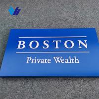 China Hongsen Custom Stainless Steel LED Advertising Light Box 60cm Outdoor Sign 110-220V for sale