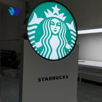 China Hongsen Stainless Steel Outdoor LED Sign 6000K 30000Hrs Customizable Advertising Light Box for sale