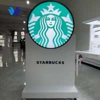 China Hongsen Stainless Steel Outdoor LED Sign 6000K 30000Hrs Customizable Advertising Light Box for sale