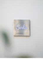 China Customized Metal Back Luminous Characters Brushed Stainless Steel Outdoor LED Light Box Sign 6000K 30W for sale