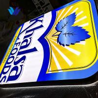China HONGSEN Custom LED Light Box Sign Outdoor Advertising Board 6000K 30000Hrs for sale
