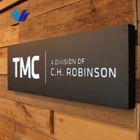 China HONGSEN Custom Stainless Steel LED Light Box Sign Outdoor Advertising 6000K 30000Hrs for sale
