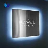 China HONGSEN Custom Stainless Steel LED Light Box Sign Outdoor Advertising 6000K 30000Hrs for sale