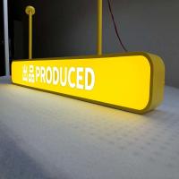 China Hongsen Custom Metal Acrylic Outdoor Business Sign Light Box 6000K LED 30000Hrs for sale
