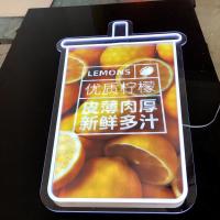 China Hongsen Factory Customized LED Light Box Signboard Menu Light Acrylic Advertising Light Boxes for sale