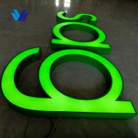 China Hongsen Custom Advertising Sign Light Box Outdoor LED Logo Sign Board 6000K 30000Hrs for sale