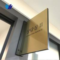 China HONGSEN Custom LED Light Box Outdoor Advertising Sign Board Metal Round 6000K 30000H for sale