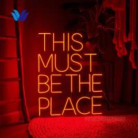 China HONGSEN Custom Neon Sign 12V LED Acrylic Light for Wedding Bar Wall Decor 1000mm for sale