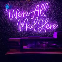 China HONGSEN Custom Neon Sign 12V LED Acrylic Light for Wedding Bar Wall Decor 1000mm for sale