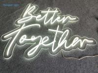 China LED Neon Letters 500mmx200mm Acrylic Party Background Wall Decoration Happy Birthday Neon Lights DC 12V for sale