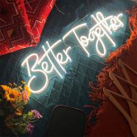 China Custom LED Neon Sign Acrylic Letters 12V DC for Wedding Party Decoration Wholesale for sale