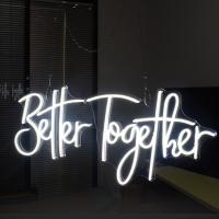China Custom LED Neon Sign Acrylic Letters 12V DC for Wedding Party Decoration Wholesale for sale