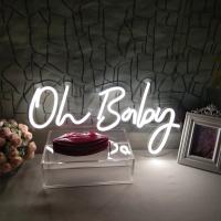 China Custom LED Neon Sign Acrylic Lamp Body 600mm 6000K Daylight DC 12V for Party Decoration for sale
