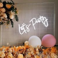 China Custom LED Neon Sign Acrylic Lamp Body 600mm 6000K Daylight DC 12V for Party Decoration for sale