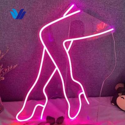 China HONGSEN Custom LED Neon Sign Light 1000mm 340mm DC 12V for Bedroom Party Decoration for sale